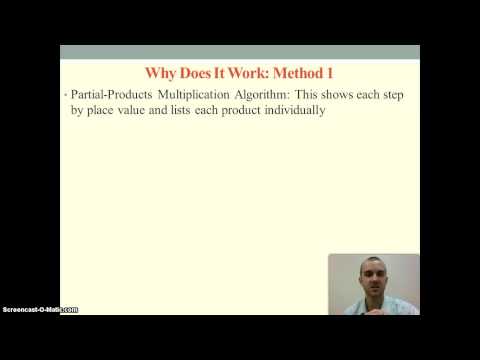 Ch 4.6- Why the common multiplication alogrithm for whole numbers works