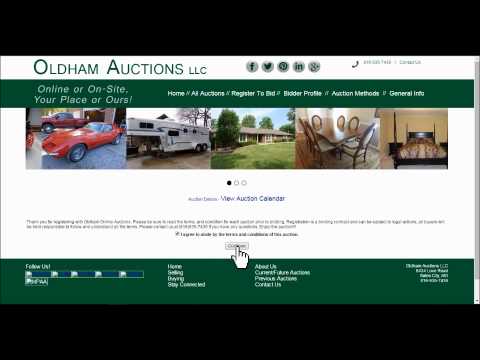 Oldham Auctions Online Auction & Website Tutorial