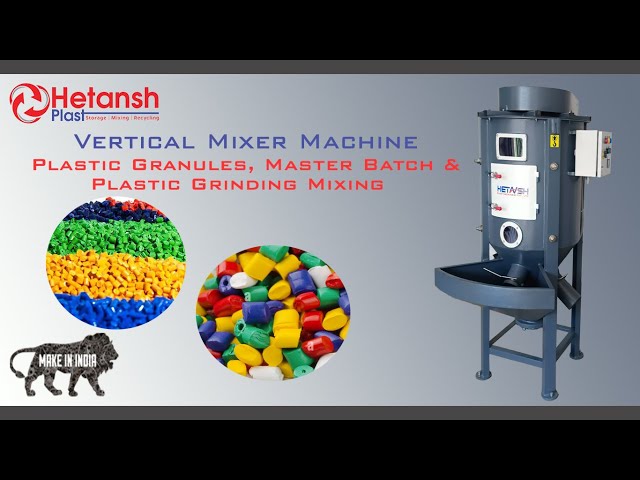 Vertical Plastic Mixer Machine - Mild Steel Vertical Mixers ...