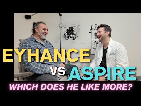 Which Lens is better for Cataract Surgery? Eyhance or Aspire? A patient's perspective.