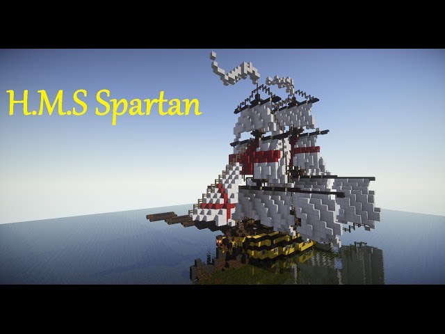 Royal Navy Brig: H.M.S Spartan Minecraft Map