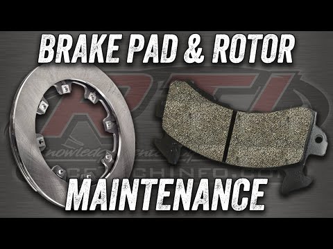 RTI Brake Pad & Rotor Maintenance