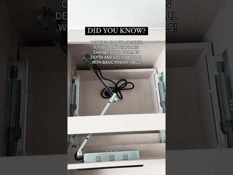 Turn your drawers into power hubs with Docking Drawer outlets! 💡