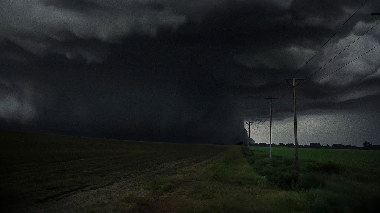 Extremely Wide Tornado in Distance | Waiting Inside my Car | Calm Before the Storm & Rain | 3 HOURS