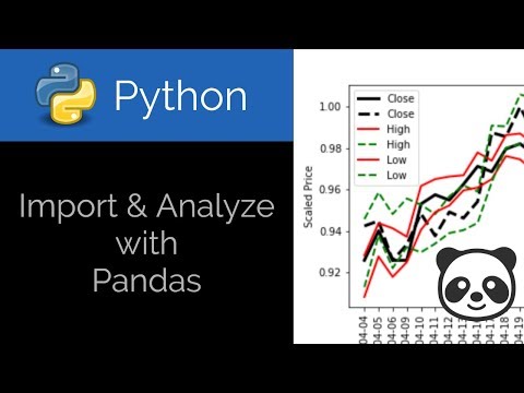 Python 🐍 Import and Analyze with Pandas