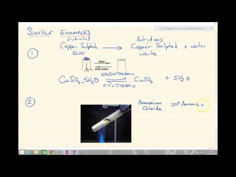 Reversible Reactions - Examples & Definitions