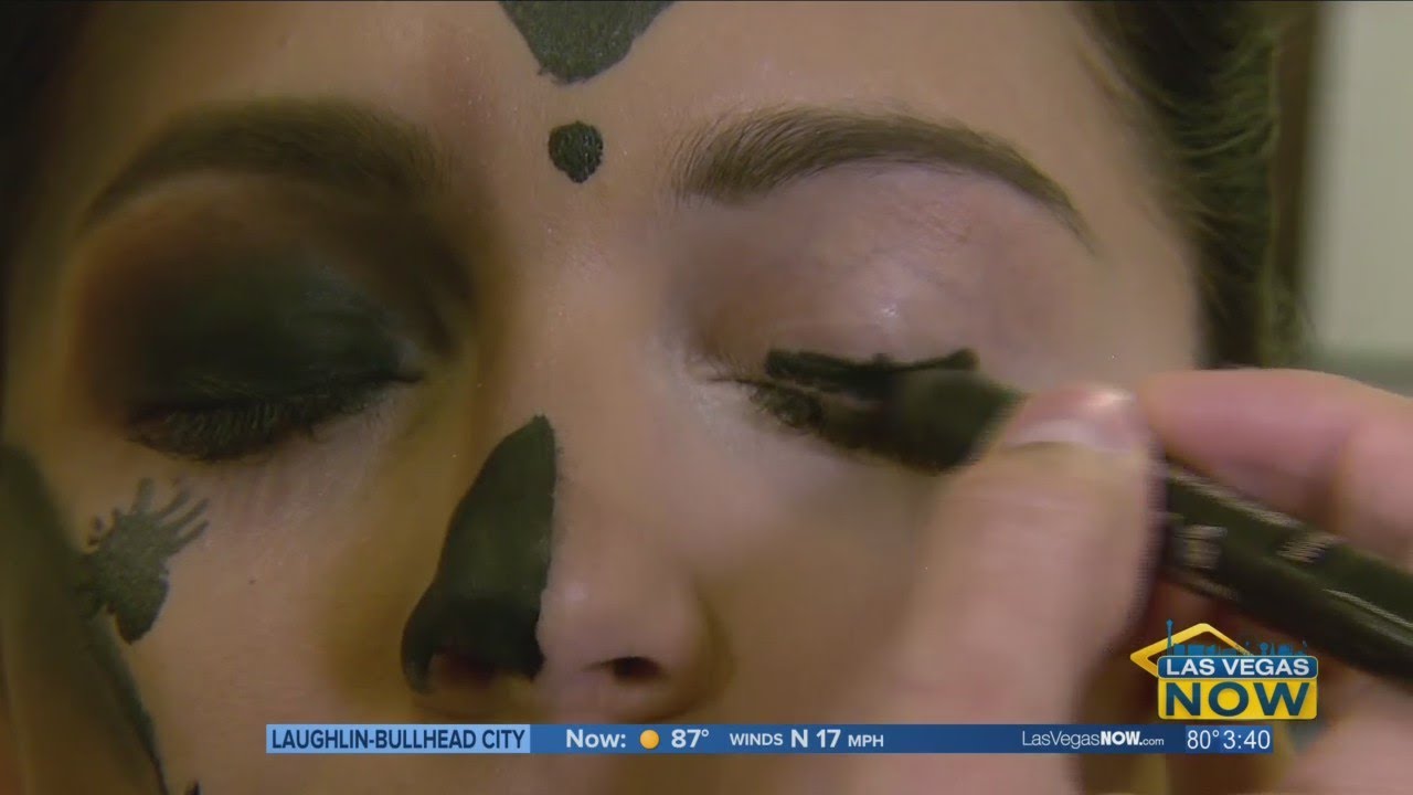 Easy sugar skull makeup with Macy's