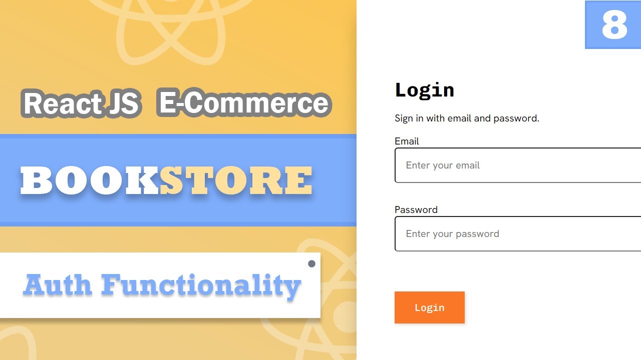 Build an E-Commerce App using ReactJS - PART 8- Auth Functionality [React JS for Beginner]