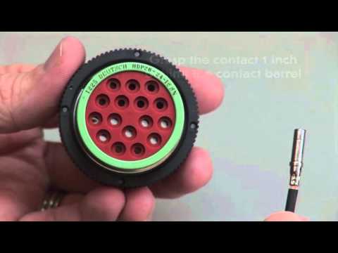 TE Connectivity - 205203-3 - D-Sub Crimp Connector, 9 Position, Size 20 ...