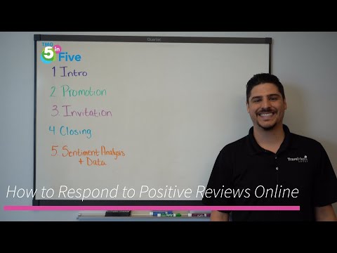 5 in Five: How to Respond to a Positive Review Online
