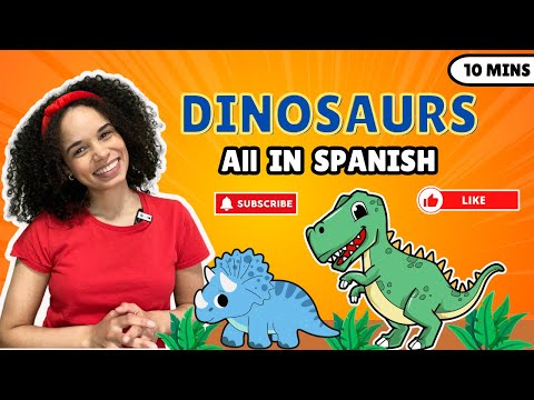 Video Without-Shoutouts | Learn About Dinosaurs |  Español Para Bebé  | Spanish For Kids