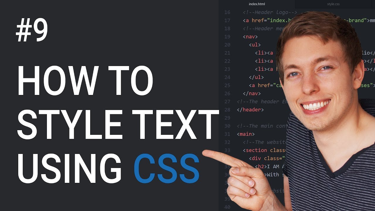 9: CSS Text Styling Tutorial | Basics of CSS | Learn HTML and CSS | Learn HTML & CSS Full Course