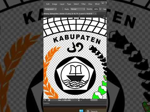 cara membuat logo menjadi hitam putih #photoshop_cs6 #desain_grafik