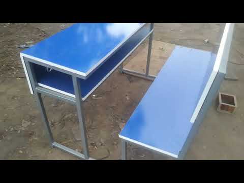 school desk bench