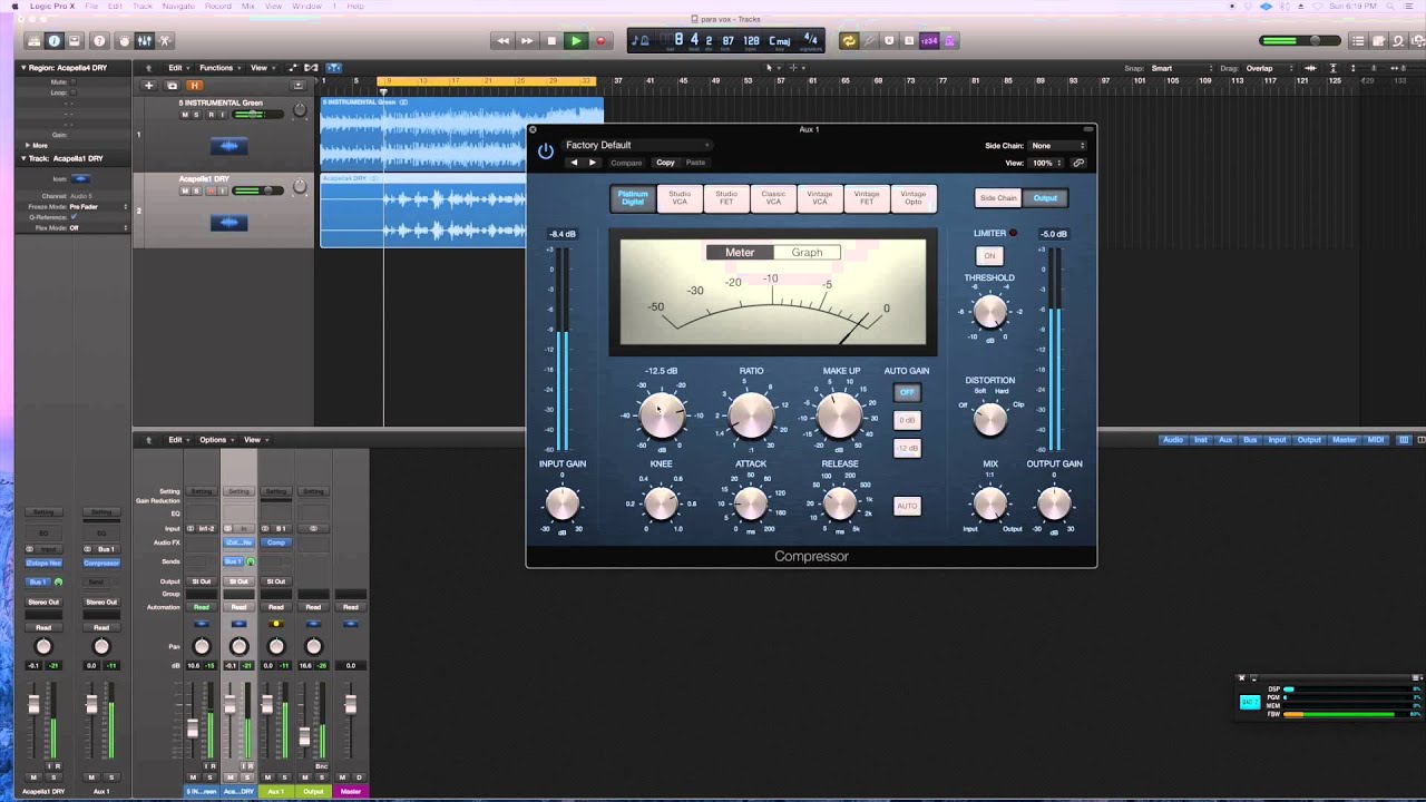 EDM Mixing: How To Parallel Compression In Logic Pro X Tutorial (W. A. Production)
