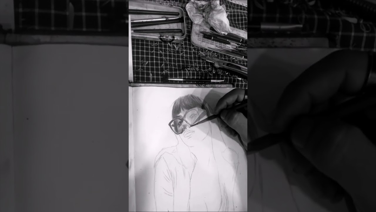 vismara Martina Italian model n insta star #drawing #artist #ytshorts #art #model #trending