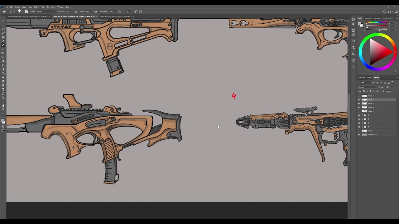 Organic Weapon Design Tutorial - Feedback Session 1 - Wouter