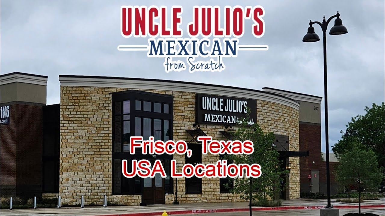 (New) Uncle Julio's Frisco, Texas DESIGN and MENU