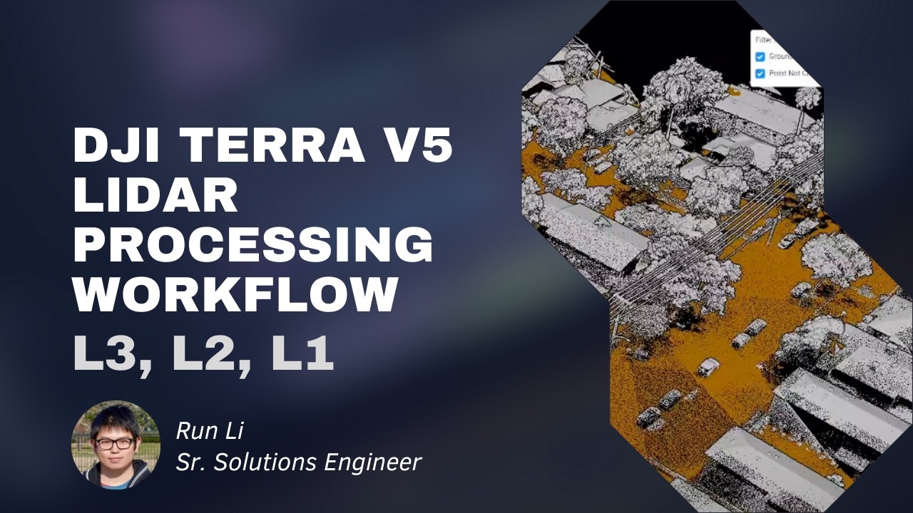 DJI Terra V5 LiDAR Processing Workflow