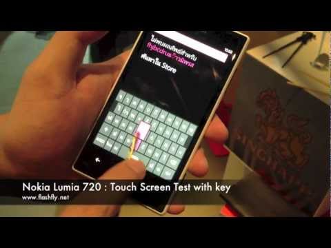 Nokia Lumia 720 : Touch Screen Test with Key