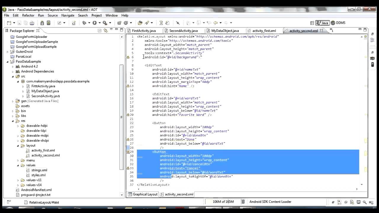 Android Programming Tutorial - How To Pass Data Between Activities
