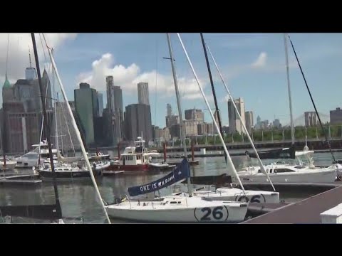 New Yorkers beating the heat in Brooklyn