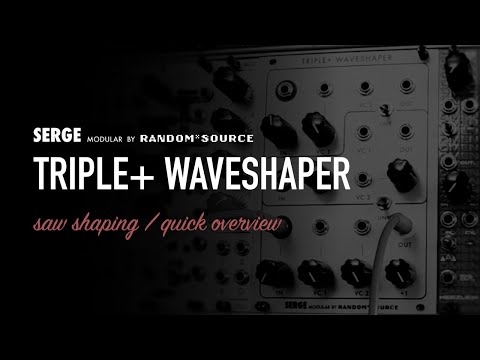 Random Source Serge Triple+ Waveshaper 2020 - Silver | Reverb