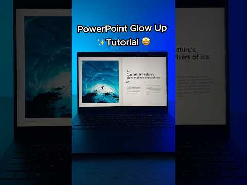 How to make a magazine presentation in Power Point 😮💨✨🤩 #powerpoint