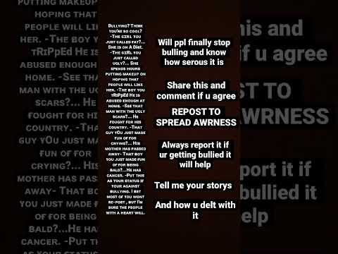 Spread awareness!