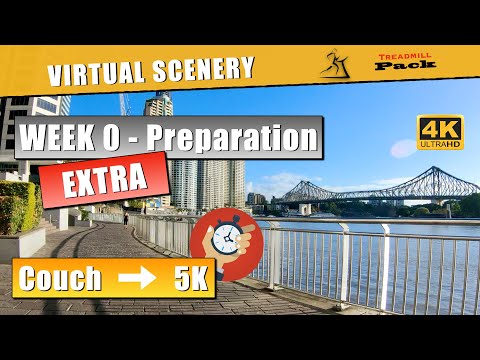 COUCH TO 5K - WEEK 0 – Start Running - Preparation Week – Natural Scenery for treadmill