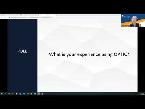 OPTIC Introductory Webinar