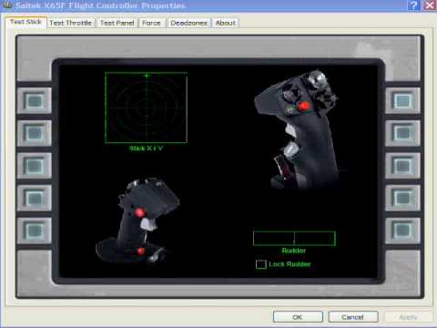 Joystick - Saitek X-65F Pro Flight Combat Control System