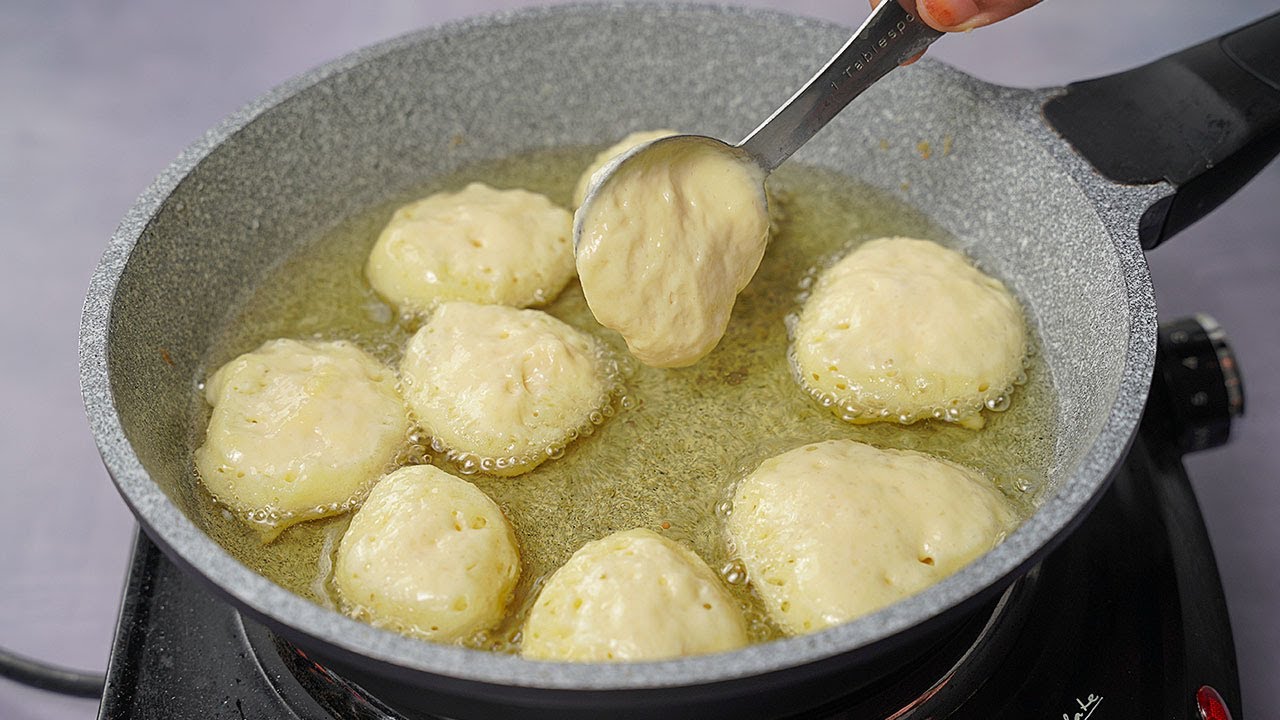 Donut Ball Recipe | No Kneading No Rolling Liquid Dough Donut Balls | Yummy