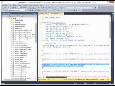 SQL Server Tutorial 12 - Referential Integrity
