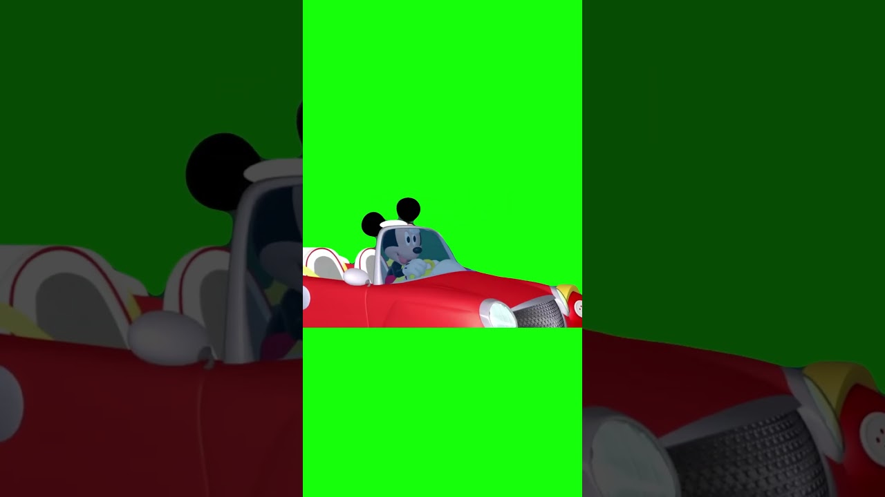 “Look a Red Flag” Mickey Mouse | Green Screen