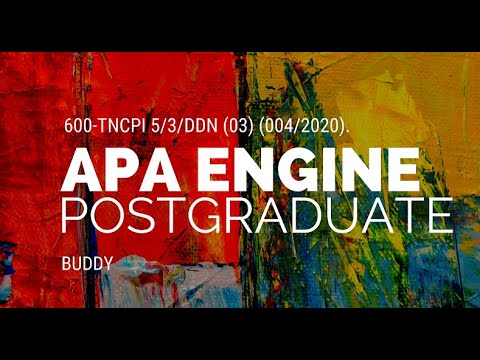 APA Engine: Postgraduate's Buddy