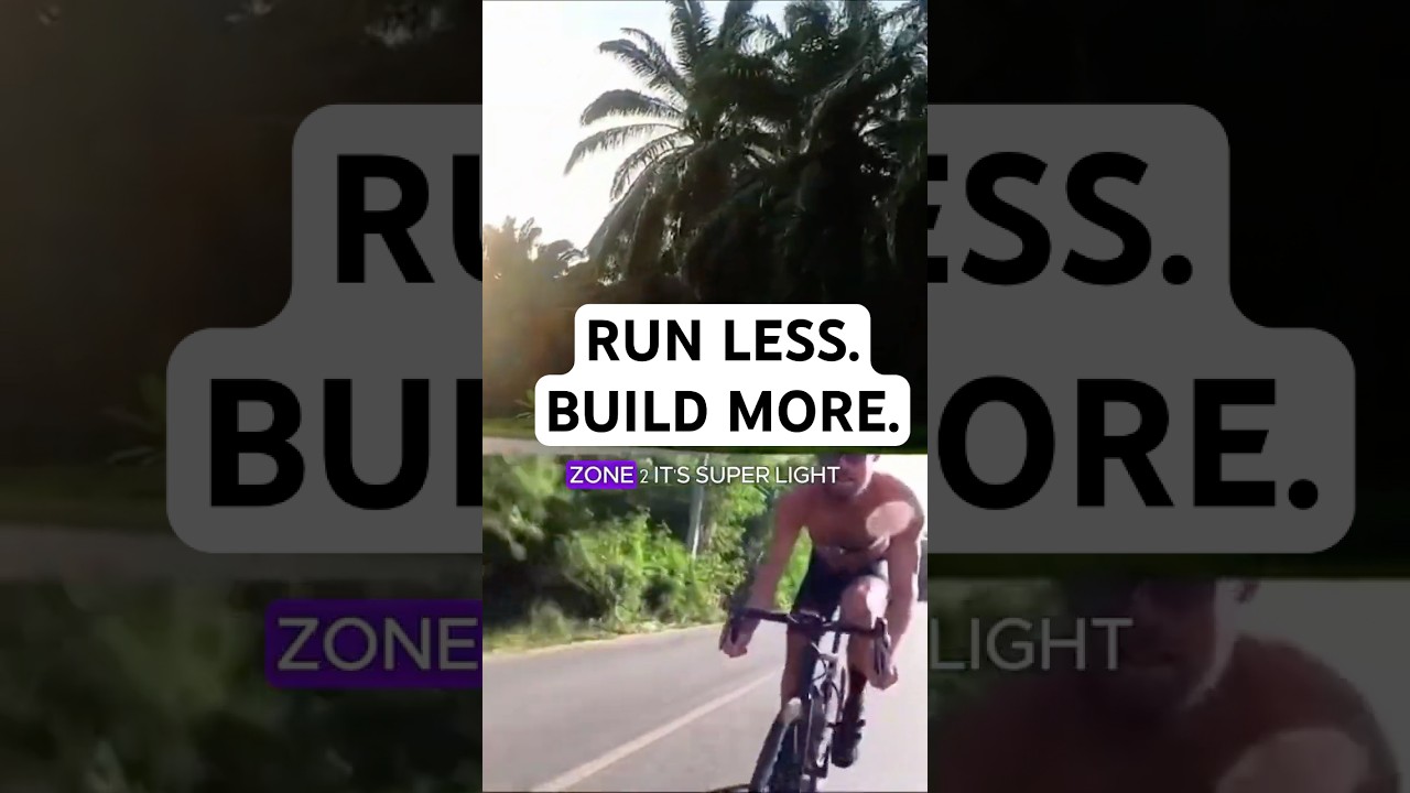 Same aerobic engine, half the damage #running #training