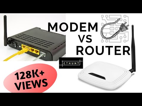 MODEM vs ROUTER !! What's the difference between them !!