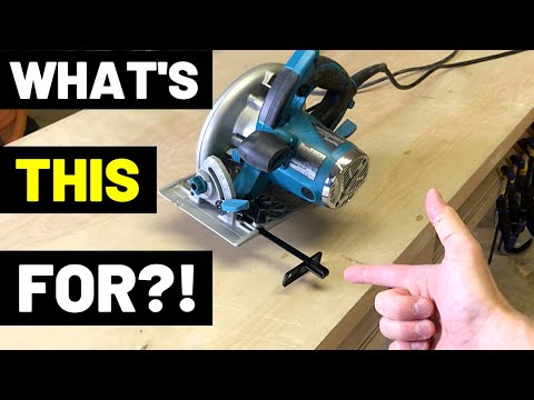 This SIMPLE Attachment Helps You Make VERY Straight Cuts! (Circular Saw Basics #2--THE RIP FENCE)