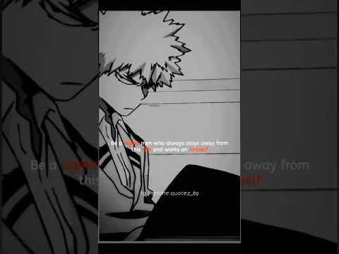 Be A Sigma Men π #short #anime #quote #4k