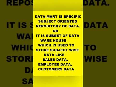 what is DATA MART
