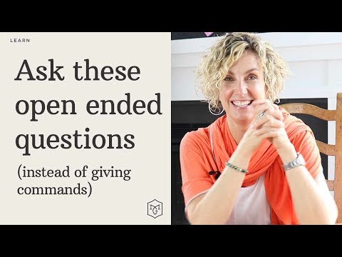 Ask Open Ended Questions To Your Child - Commands vs Questions with Michelle Gambs