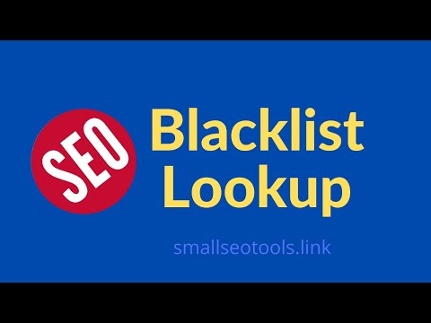 How to Blacklist Check - Spam Database and DNSBL Blacklist Emails checker Online blacklist lookup