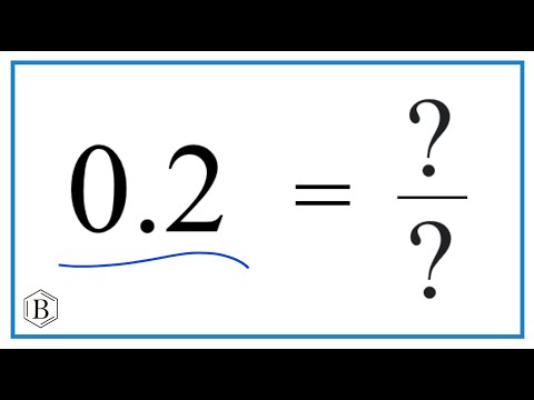 0.2   as a Fraction   (simplified form)
