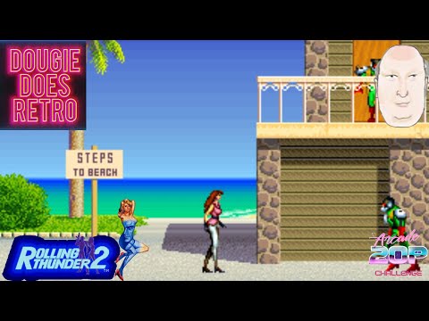 Retro Tech 100 Arcade 20p Challenge Rolling Thunder 2