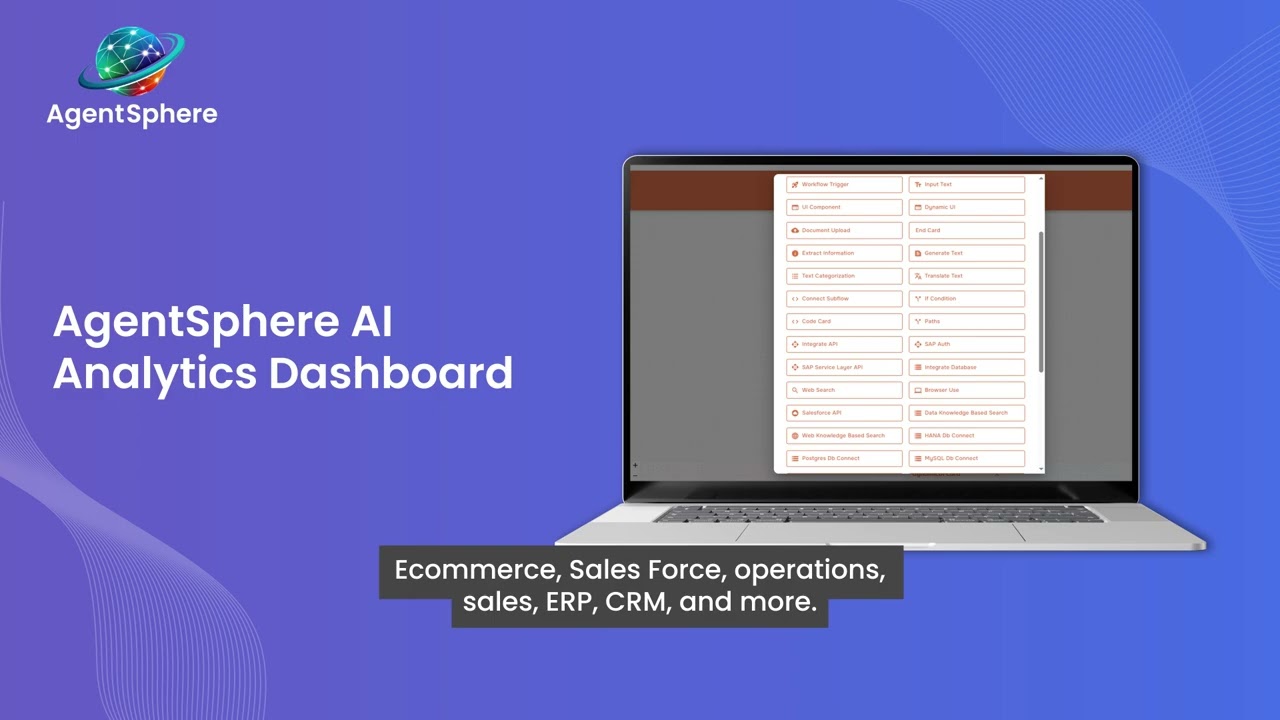 AI Analytics Dashboard with AgentSphere | SAP Business One Data Insights in Seconds