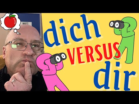DICH versus DIR -- When to use which of the German 2nd person objective pronouns