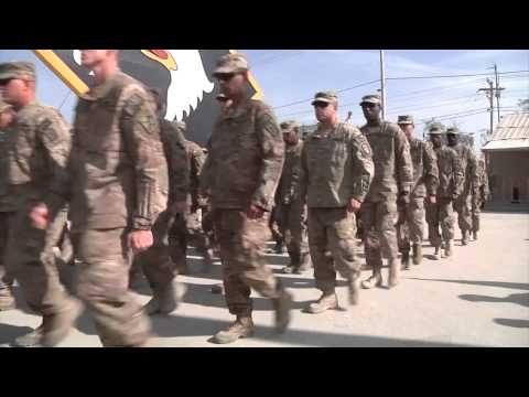 Commitment - Major General Kurt Stein reenlists 52 Soldiers at Bagram Airfield Afghanistan