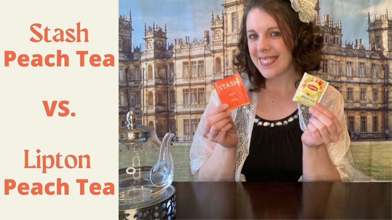 Stash Peach Tea VS. Lipton Peach Tea (Do They Taste the Same or Different?)