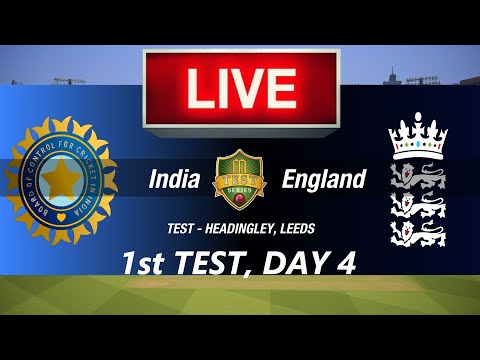 🛑1st TEST LIVE- INDIA vs ENGLAND DAY-4🛑ENG vs IND🛑CRICKET 24 GAMEPLAY🛑LIVE MATCH STREAMING🏏
